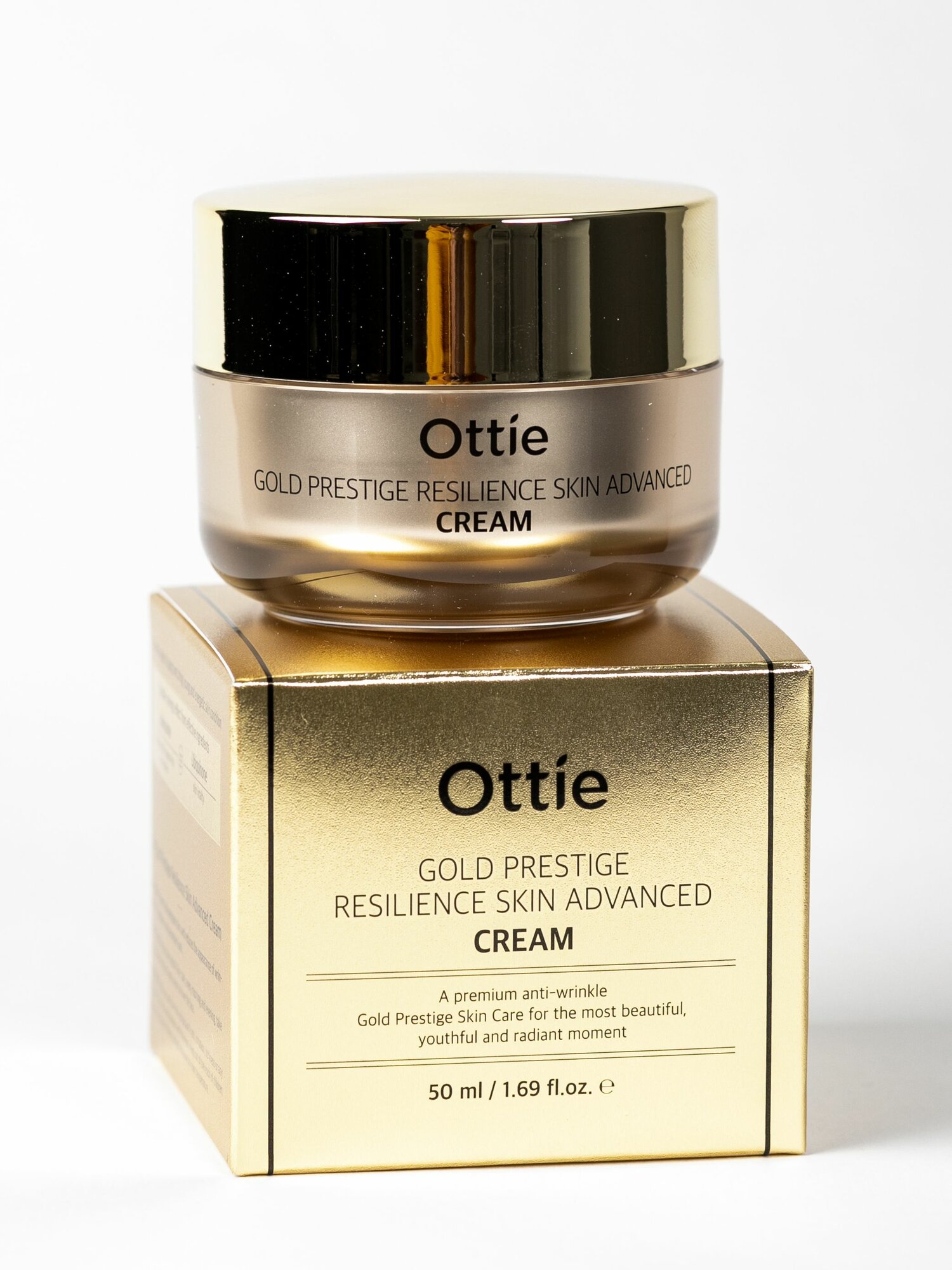 Увлажняющий крем для упругости кожи лица Ottie Gold Prestige Resilience Advanced Cream, 50 мл