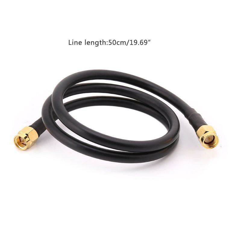 Кабель-пигтейл SMA (папа) - SMA (папа) RG58 50 см, Другое