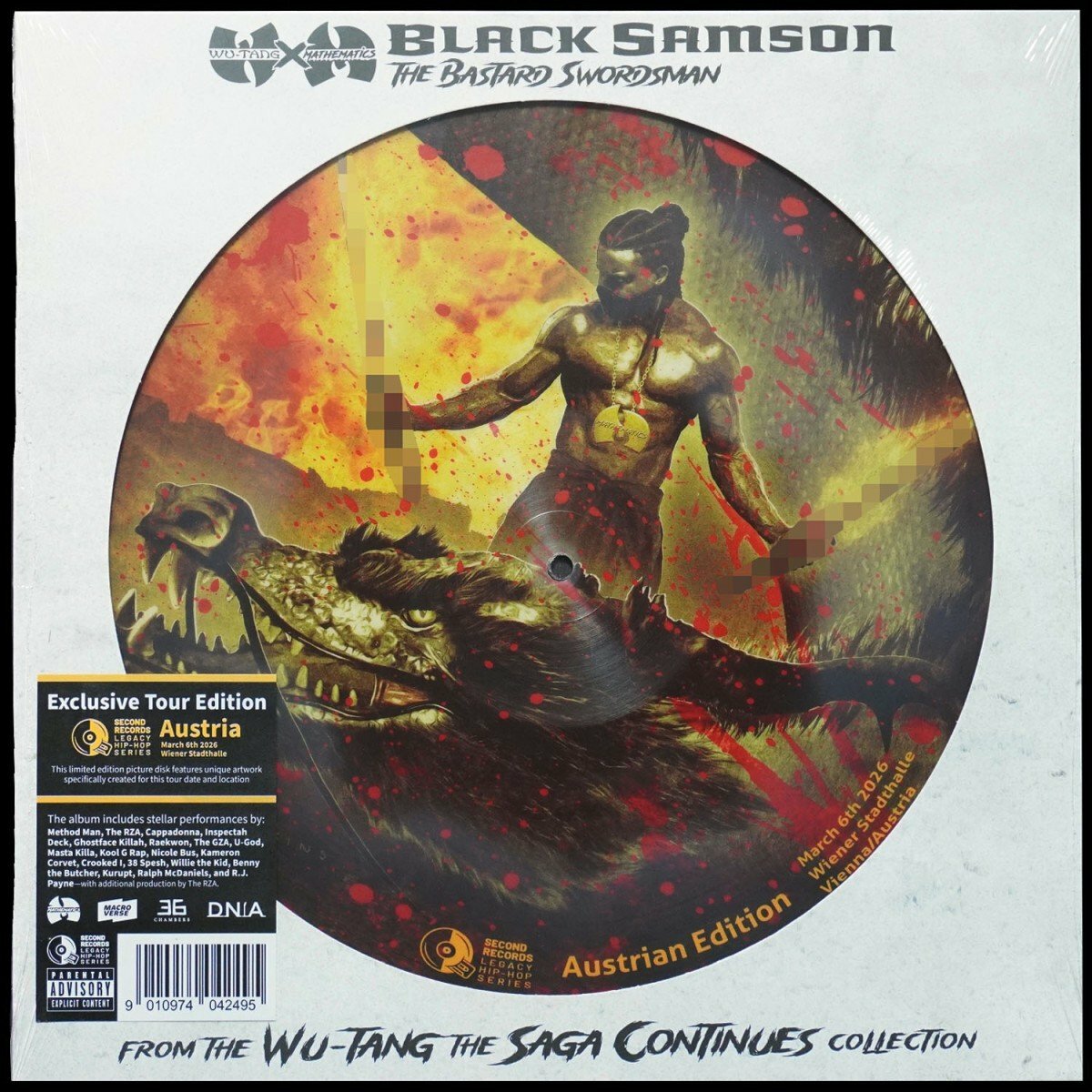 Виниловая пластинка 36 Chambers Wu-Tang Clan – Black Samson, The Bastard Swordsman (picture disc (пикчер диск))