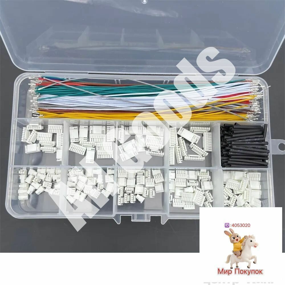GH1.25mm муфта с пластиковой оболочкой/Комплект клеммных гнезд/клеммная колодка/контактная пружина/термоусадочная трубка набор в наличии