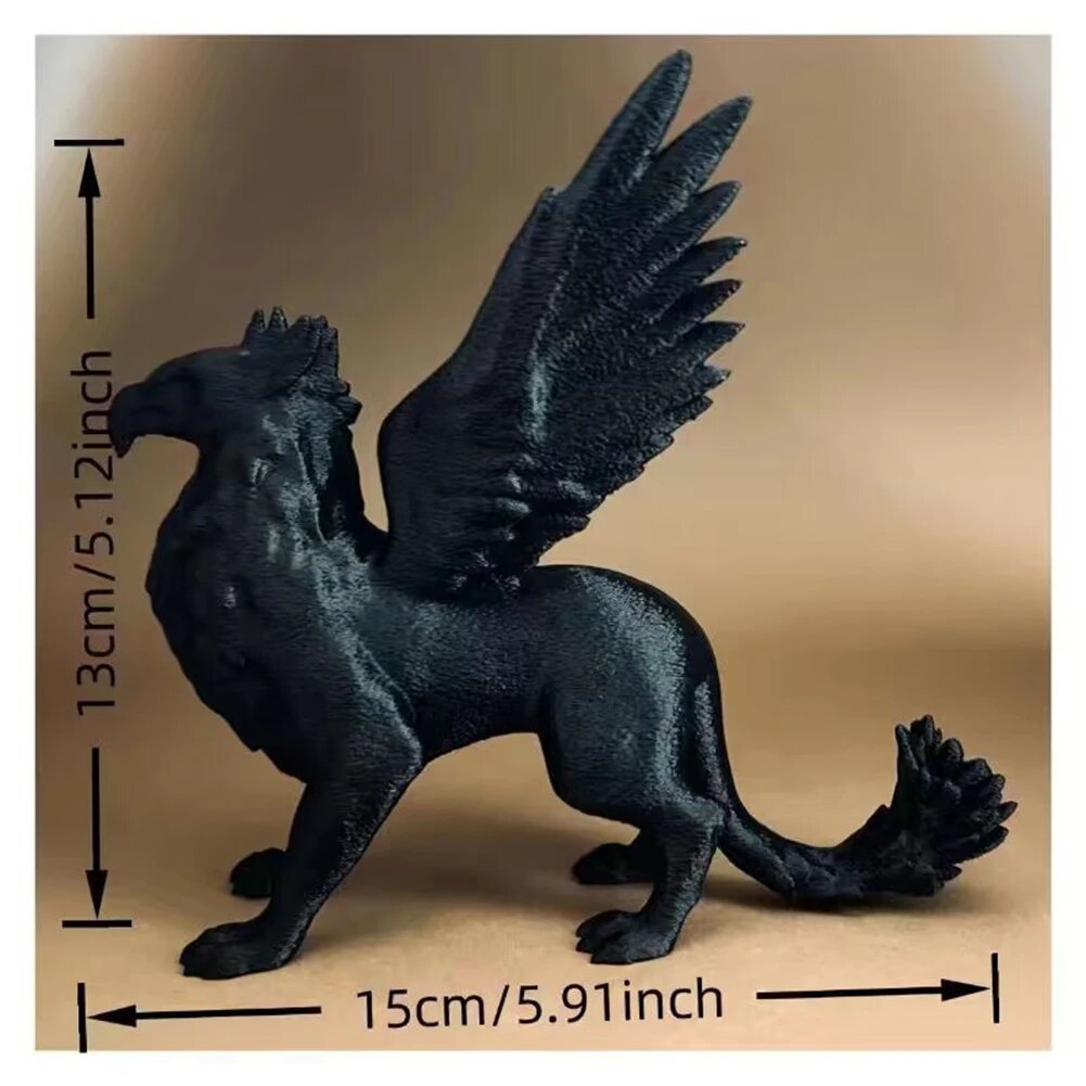 Реалистичная пластиковая статуэтка животных 3D печать Griffin