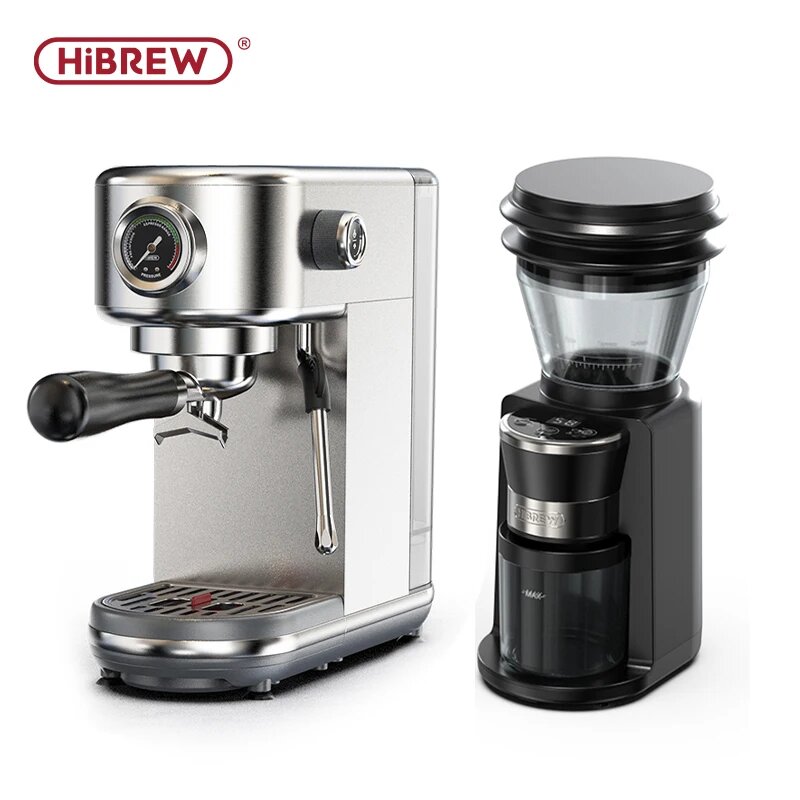 HiBREW 20Bar Полуавтоматическая Эспрессо-Кофемашина с Регулируемой Температурой, Горячим/Холодным Нагревом, Супerslim, для Капучино H10B