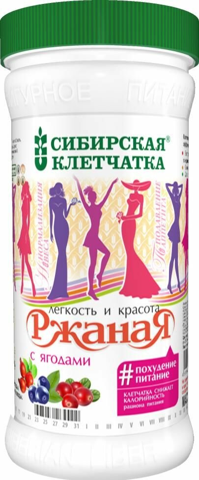 Фиточай Сибирская клетчатка клетчатка ржаная сибирская ягоды банка 350 г4422