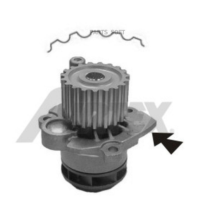 AIRTEX 1670 Помпа водяная AUDI A3 / SEAT AROSA 1.2Td 1.4Td 1.9TDI ()