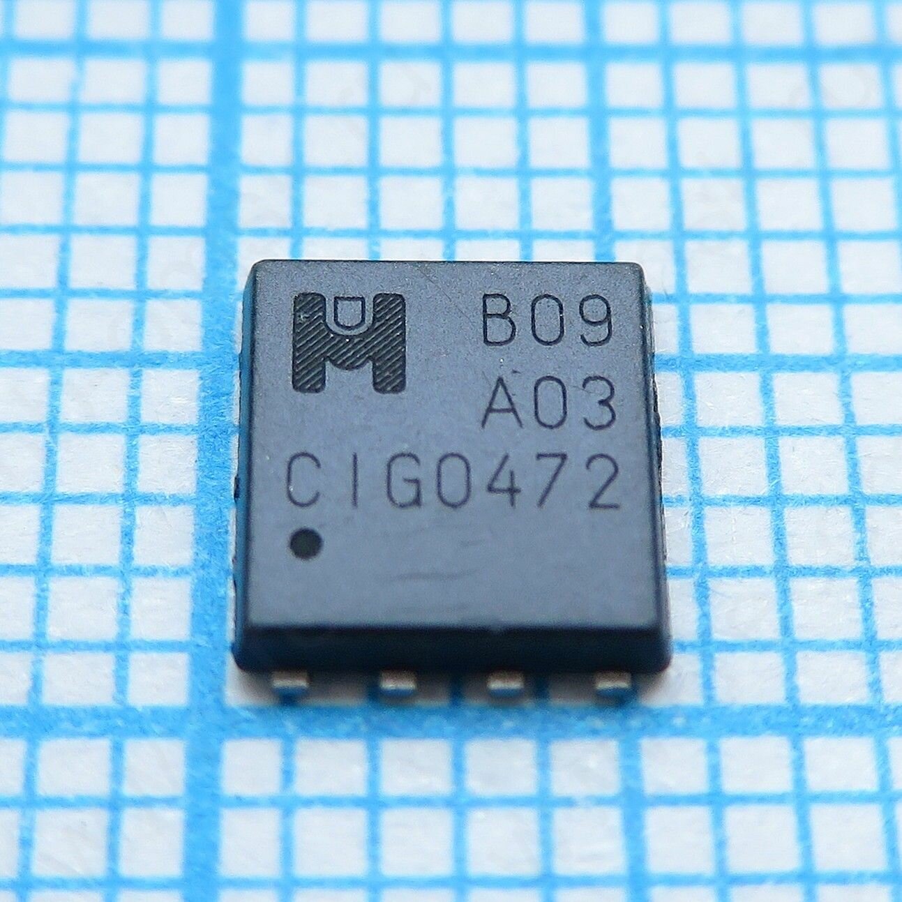 EMB09A03HP B09A03 30V 15A EDFN5X6 - Сдвоенный N-канальный транзистор