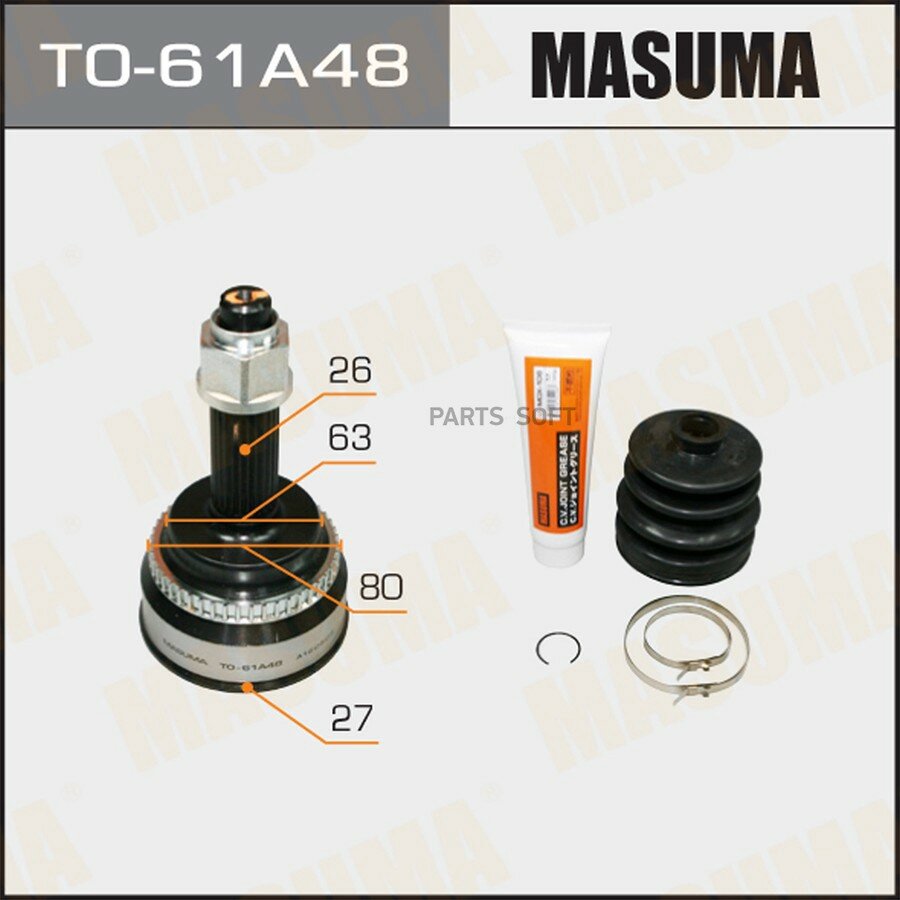 ШРУС наружный MASUMA TO-61A48 | цена за 1 шт