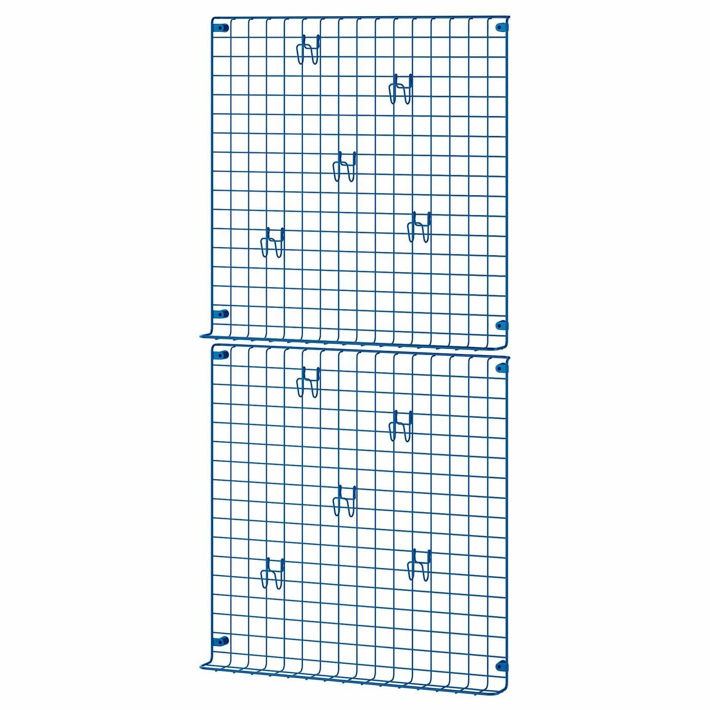 Обувница ikea grejig, комплект 2 шт, синий 196.226.26