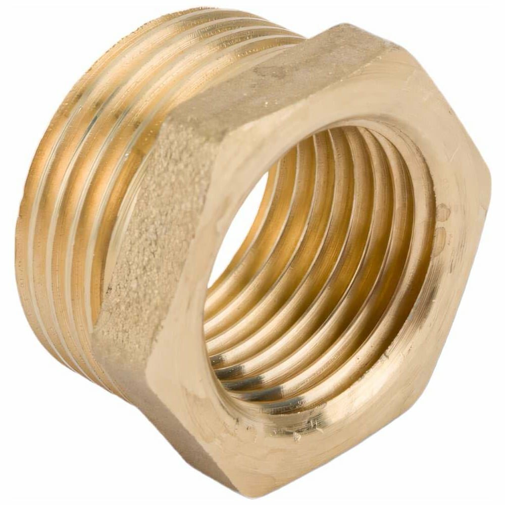 Футорка LD PRIDE DN20х15 (3/4"НР х 1/2" ВР) латунь с биркой LD.65.517.20х15 — фото 1