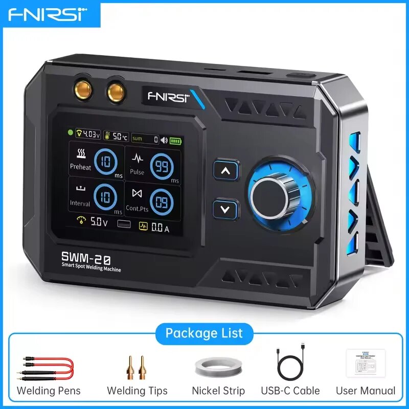 FNIRSI SWM-20 точечный сварочный аппарат 1200А SWM-20