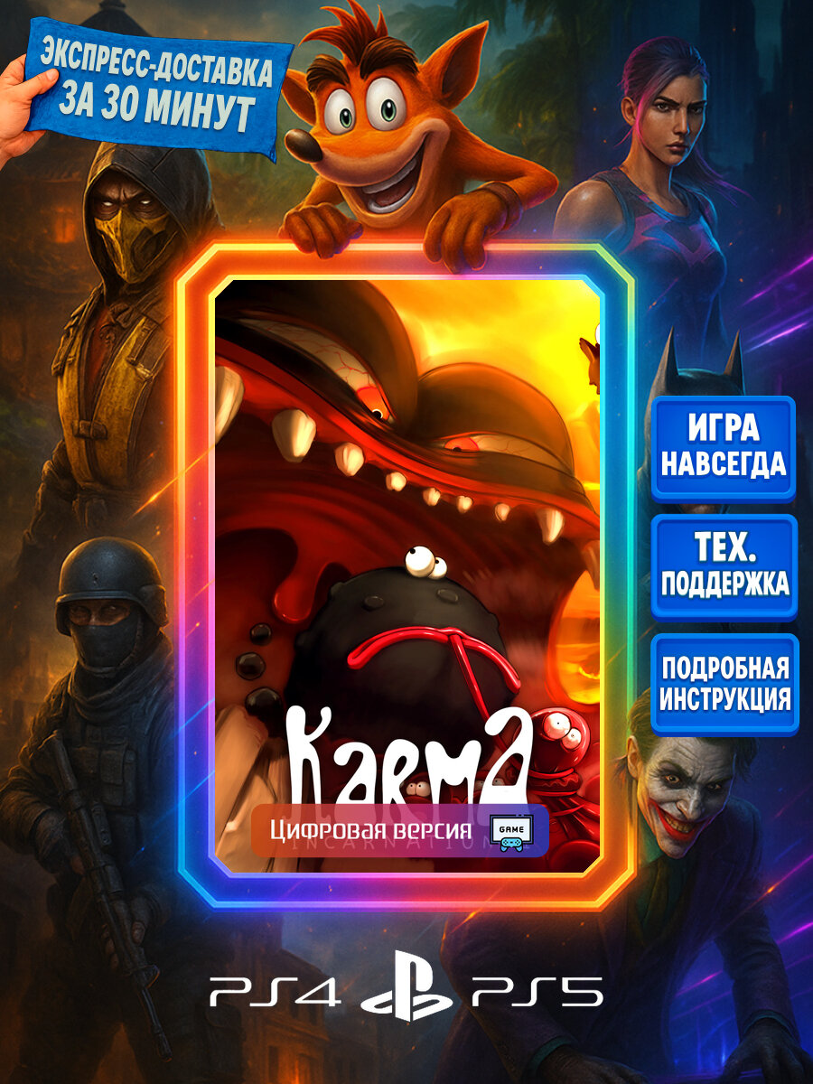 Karma. Incarnation 1 PS4/PS5 | Моментальная доставка | Английский язык | Приключения