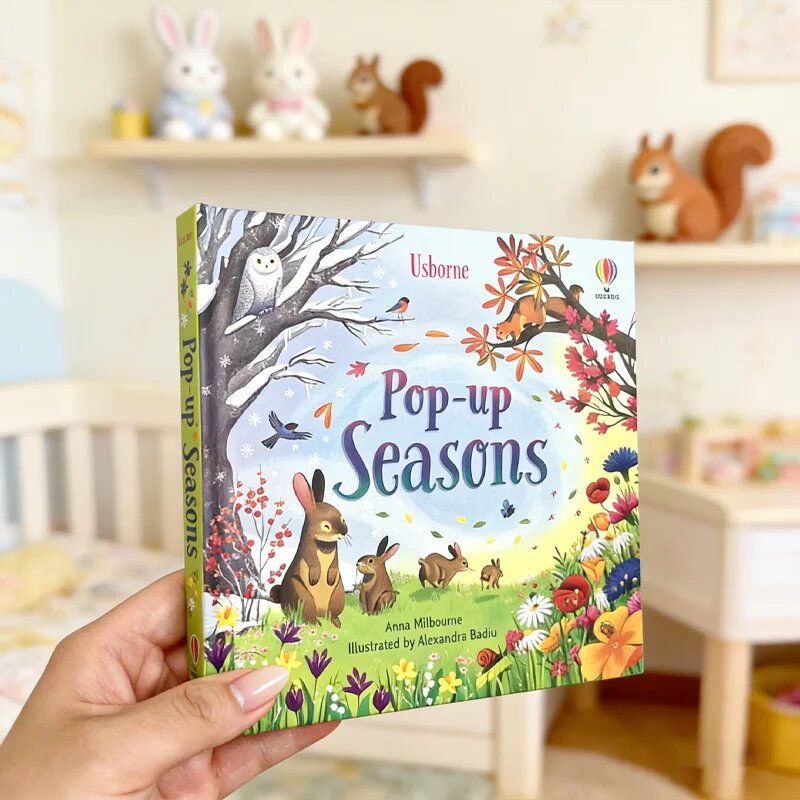 Pop-Up Seasons 3D-книга для детей 5-8 лет