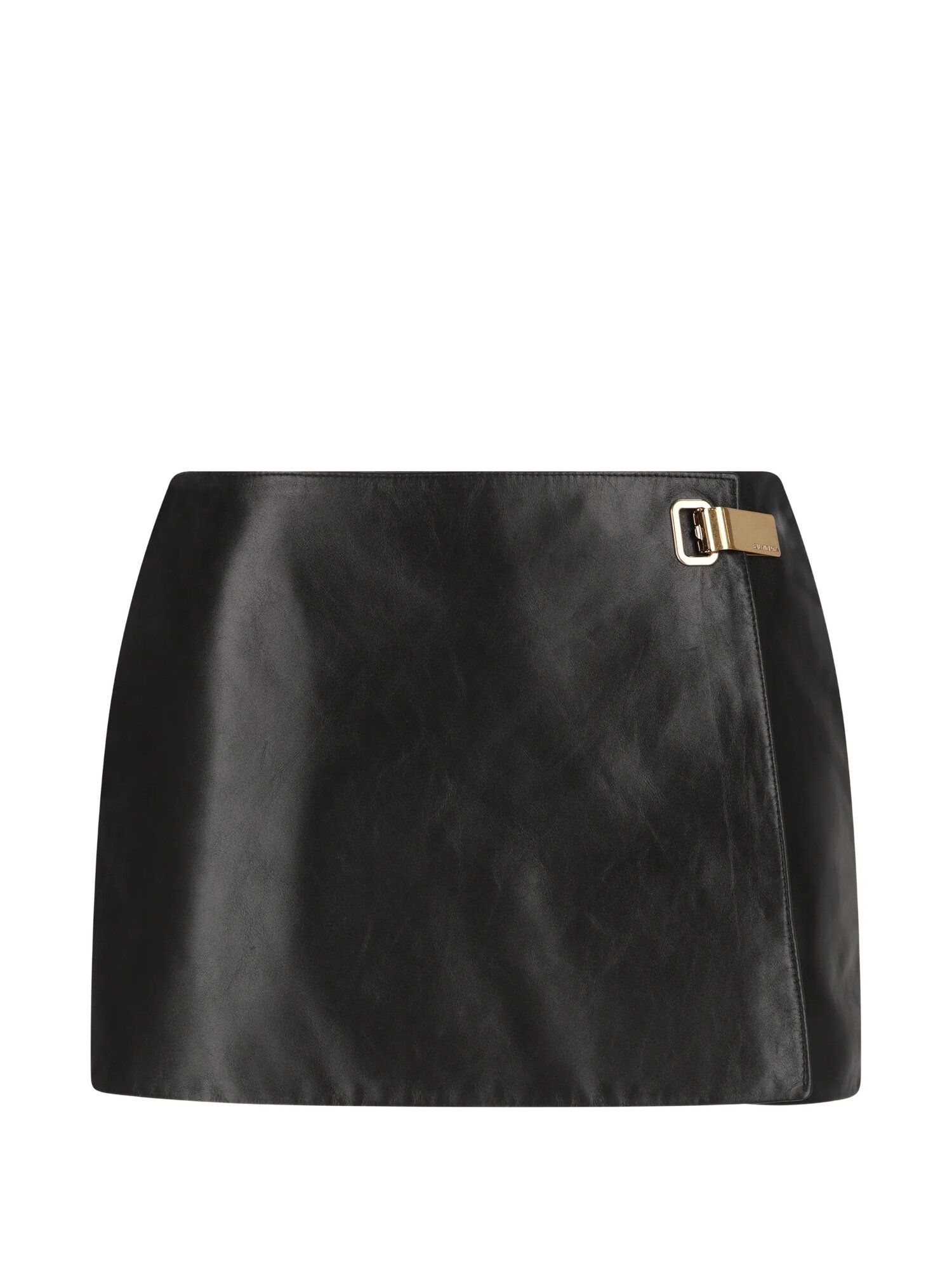 Юбка Hook-fastening leather skirt