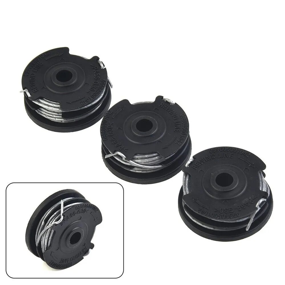 3 шт. для Bosch ART 24 27 30 30-36 LI, катушка с леской для триммера, 18 м, 1,6 мм