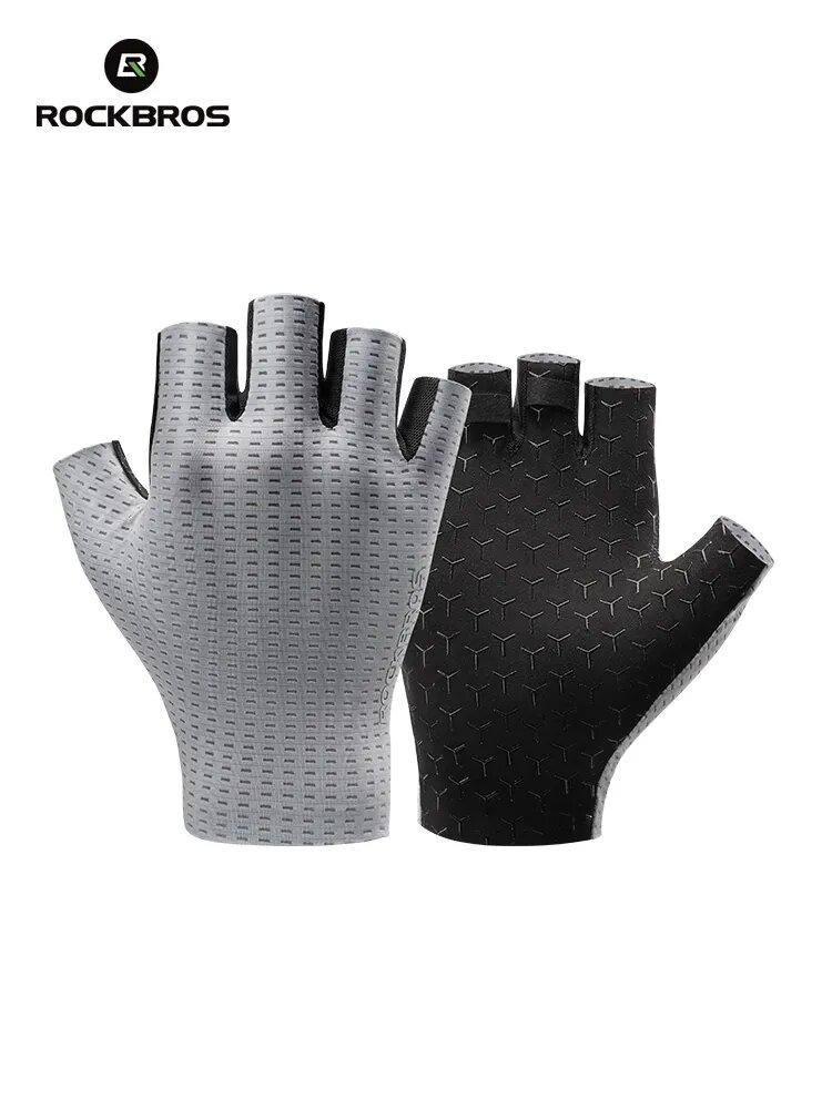 ROCKBROS Велоперчатки, мужские, женские, размер M, S376gr, эластан, политекс, силикон