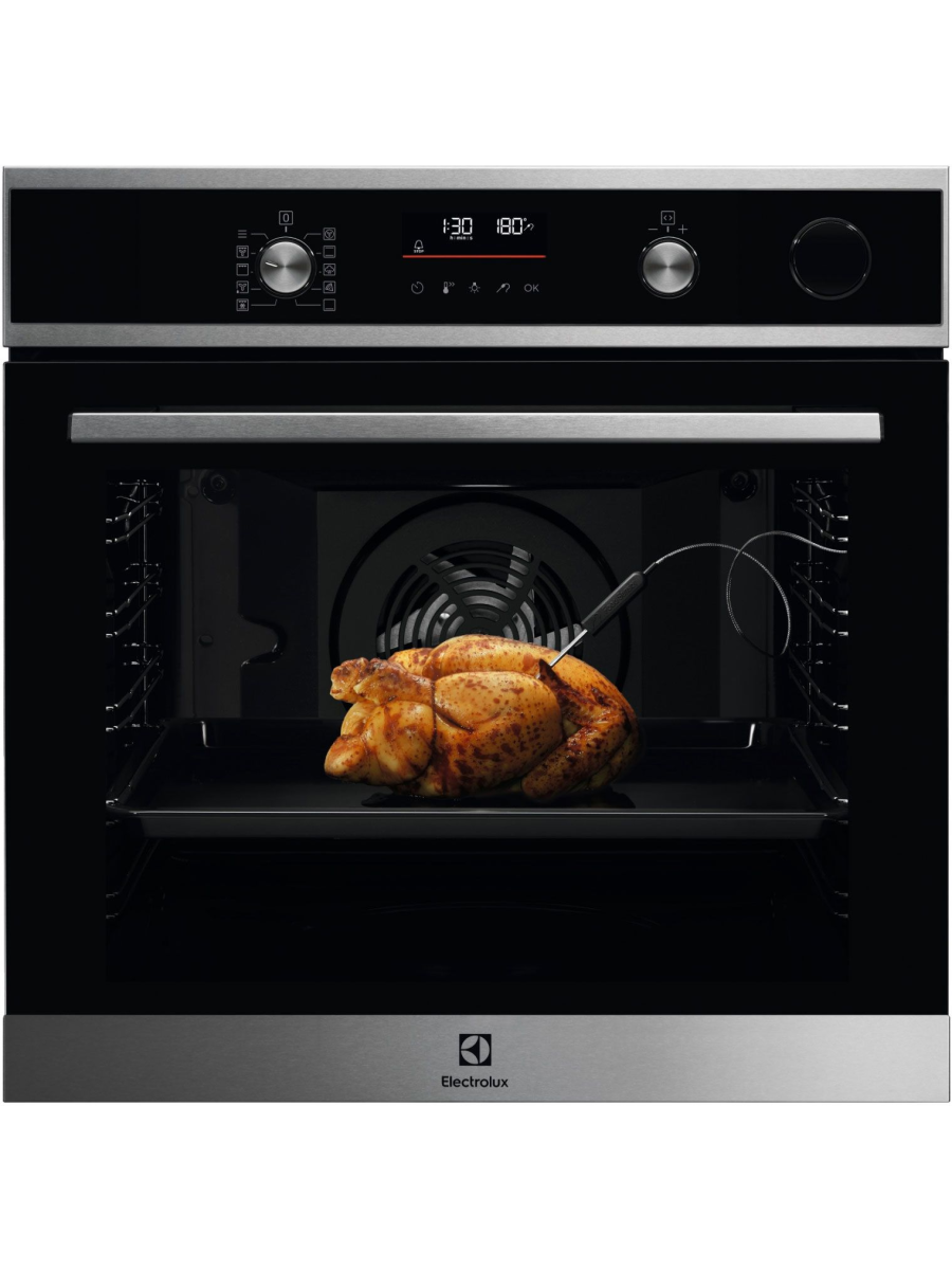 Духовой шкаф электрический Electrolux EOC6H76X, 72л, 10 программ, нержавеющая сталь