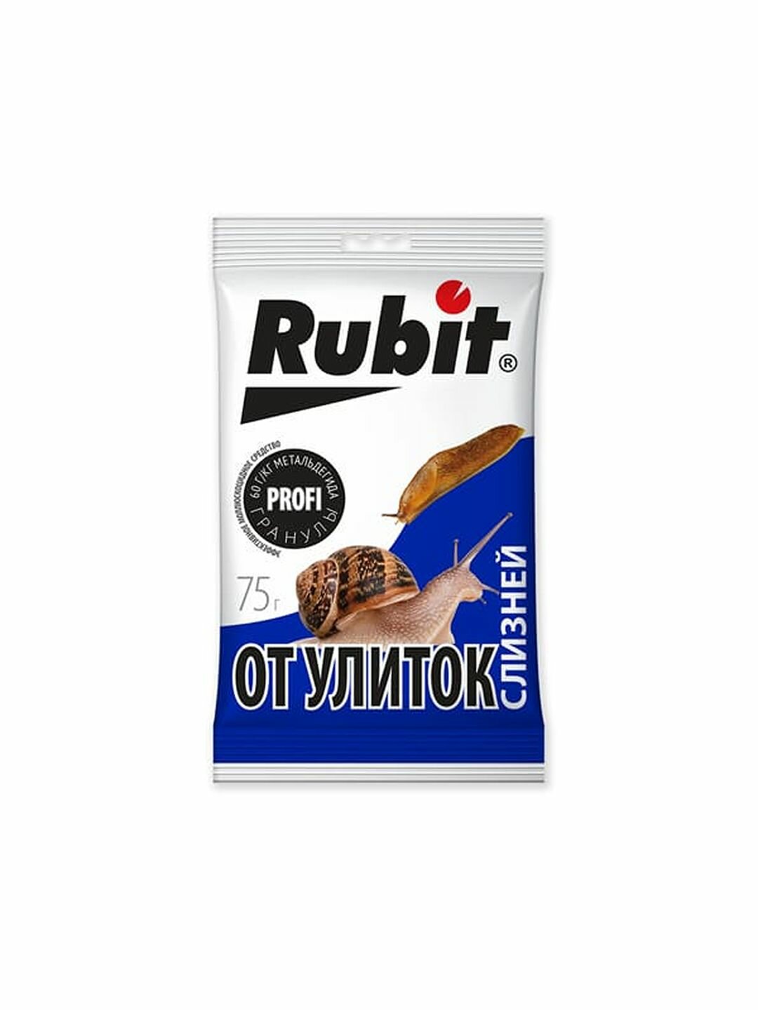 Rubit "Слизнякофф" 75г, гранулы. Средство от улиток и слизней