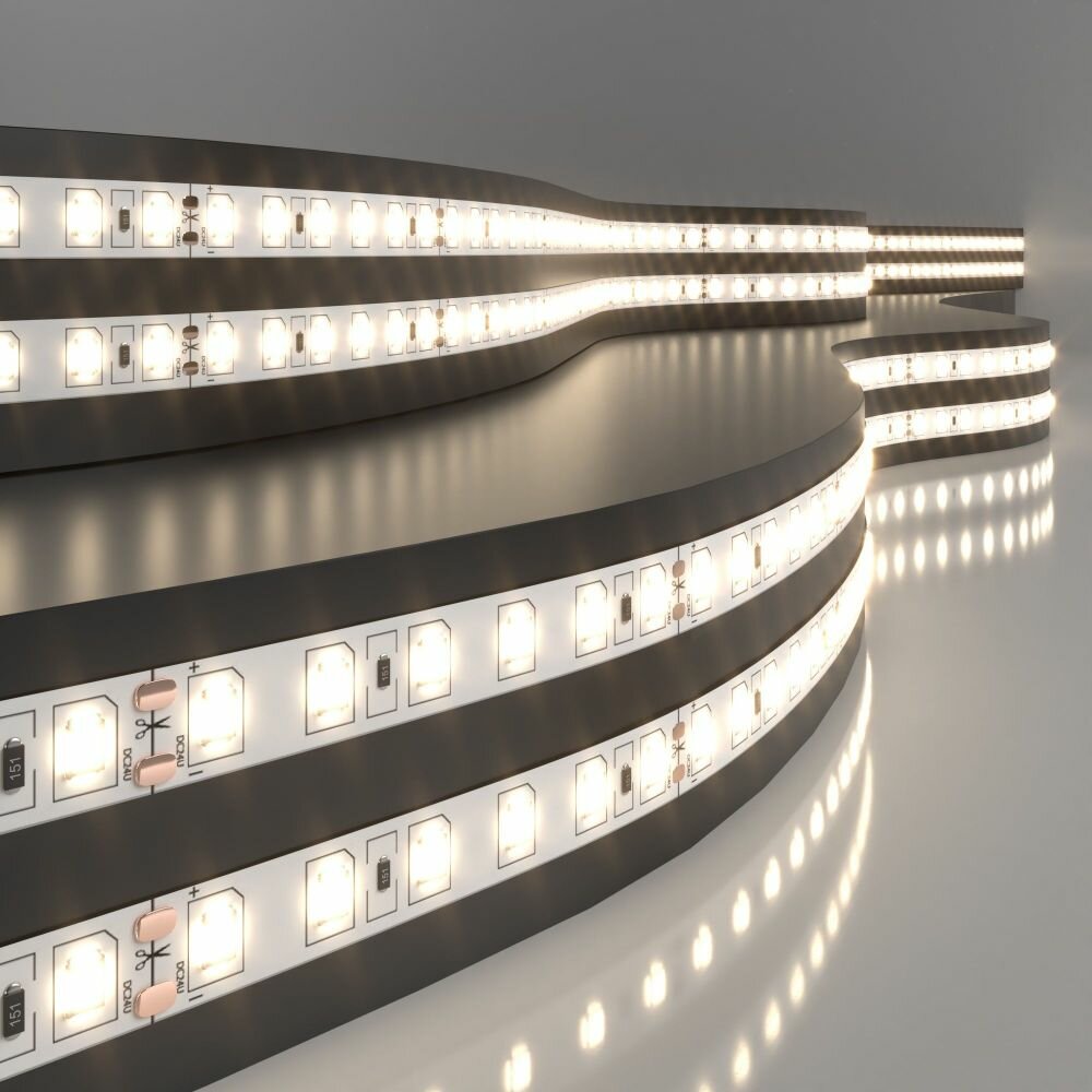 Elektrostandard 2835 24V 120Led 9,6W IP20 / Лента светодиодная 120Led 9,6W IP20 3300K тёплый белый Электростандард.