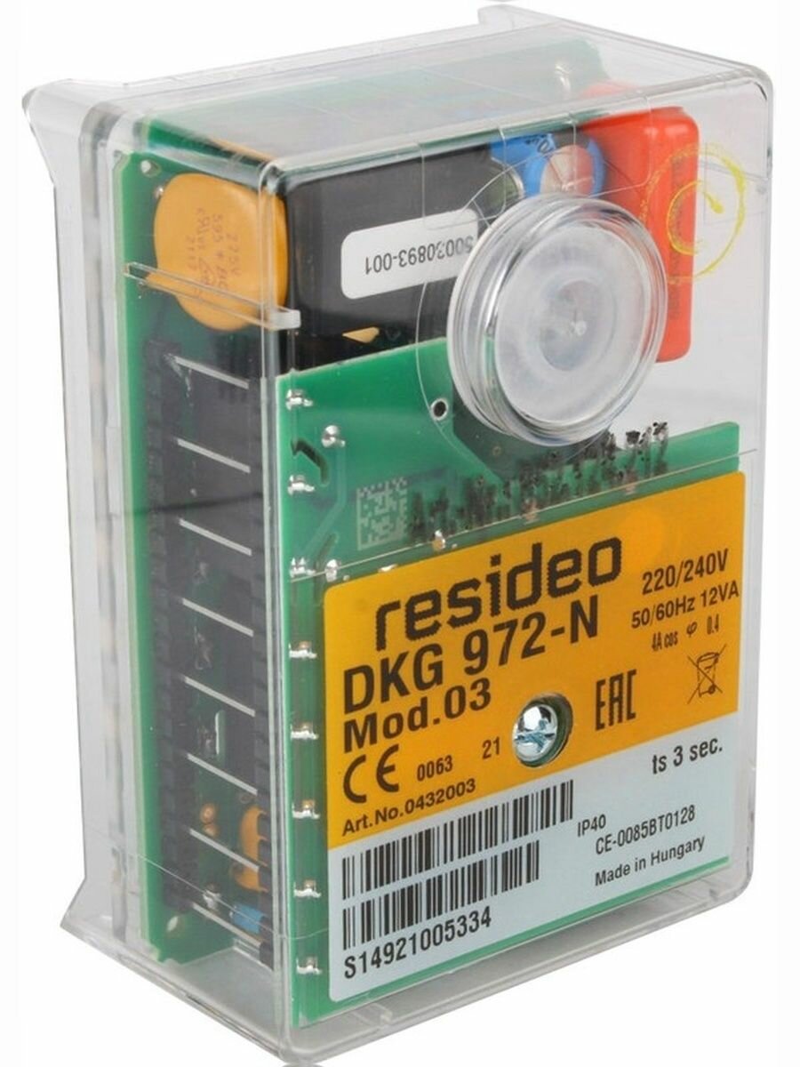 Блок управления горением Honeywell DKG972-N Mod.03 0432003