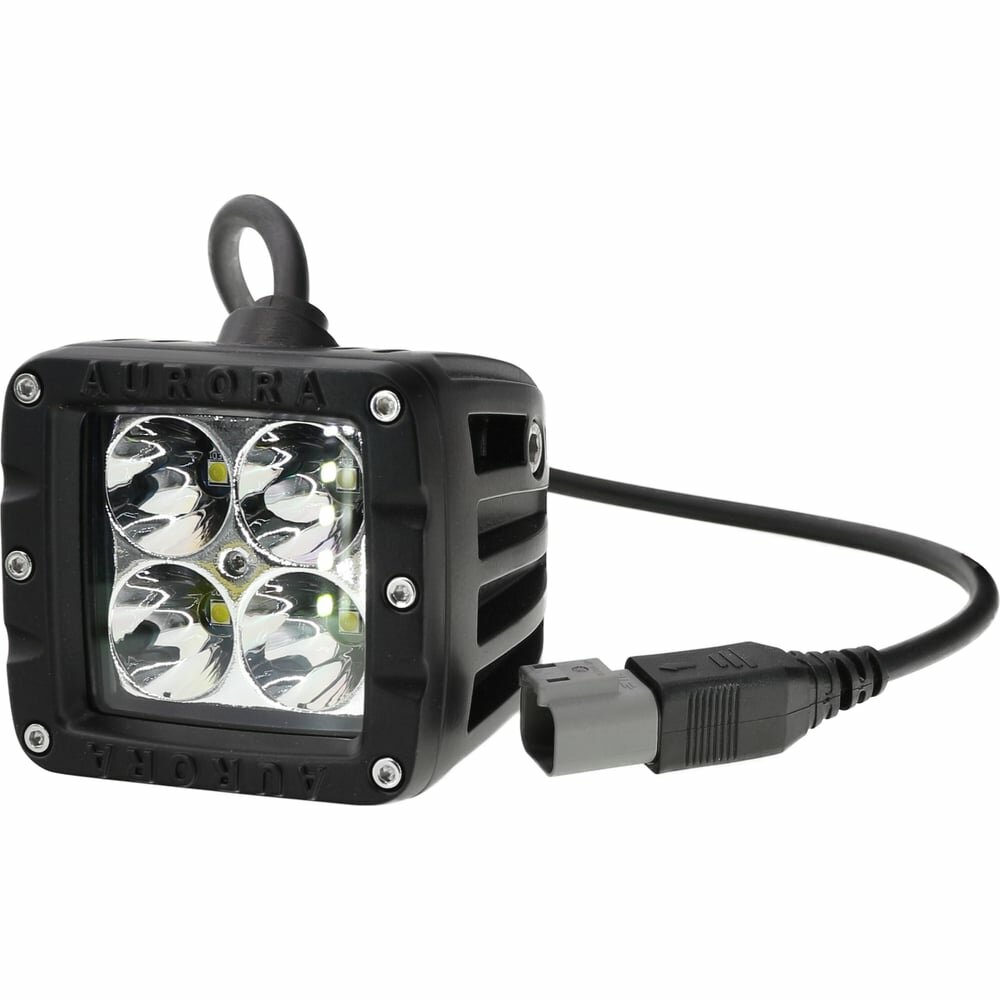 Светодиодная фара Aurora alo-2-p4t 9v-36v, 40w, 2.7a, 3200lm, дальний свет, белый свет spot 9866