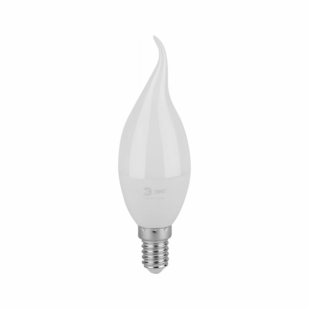Лампочка светодиодная ЭРА GREEN LINE LED BXS10W865E14 GL, E14, 10 Вт, свеча, на ветру холодный свет Б0067134
