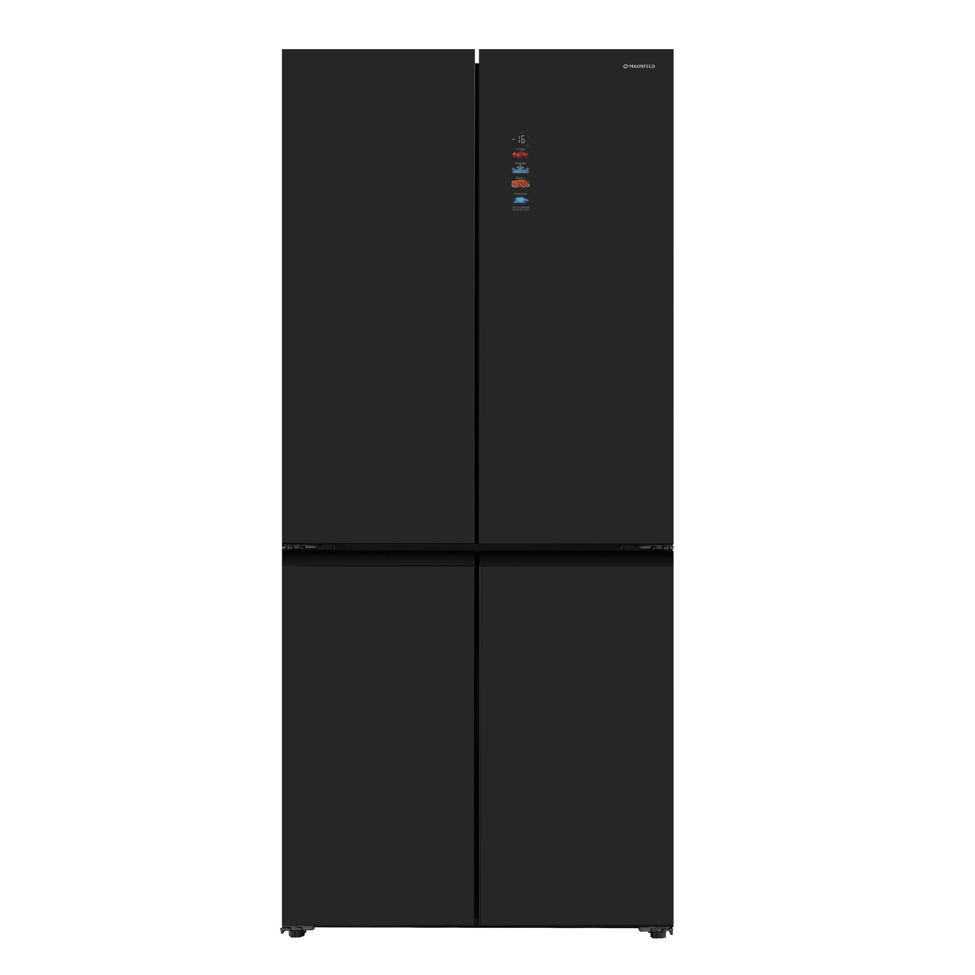 Холодильник MAUNFELD MFF190NFDB Matt Inverter No Frost Черный