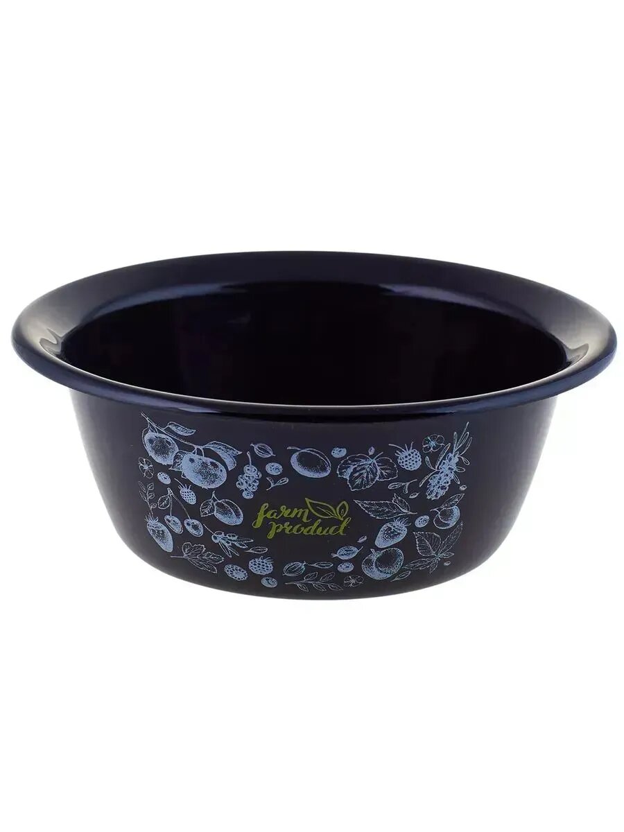 Миска для кухни эмалированная Berry 0,8 л