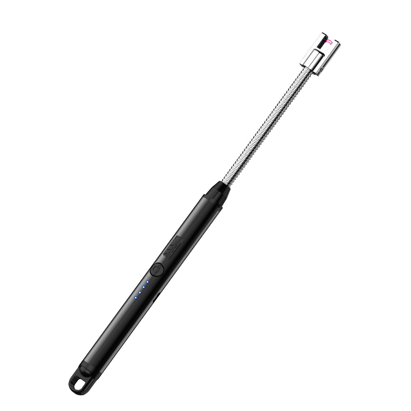 Новый USB-зажигатель с дуговым зарядом и индикатором уровня заряда батареи, устойчивый к сильному ветру, с возможностью вращения на 360 градусов.