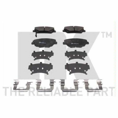 Комплект передних тормозных колодок Nk 223449 для Hyundai Creta, Grandeur; Kia Carens, Sorento II