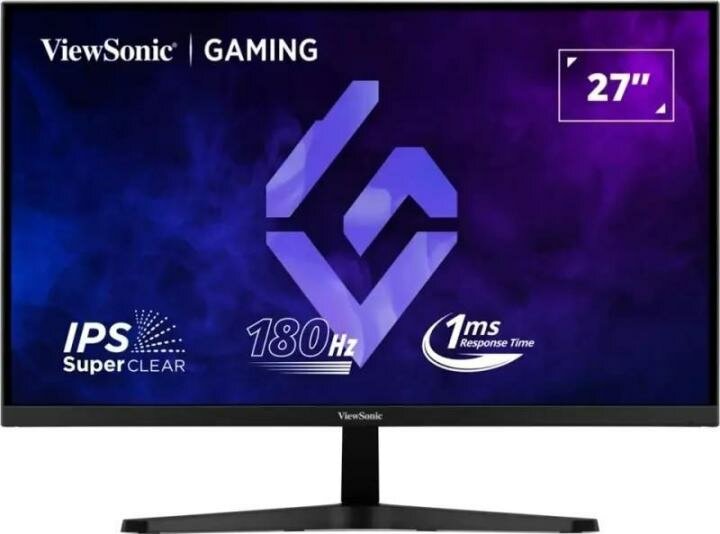 VX27G1-HD Монитор ViewSonic 27" черный IPS LED 16:9 HDMI матовая 300cd 178гр/178гр 1920x1080 180Hz DP FHD 3.5кг