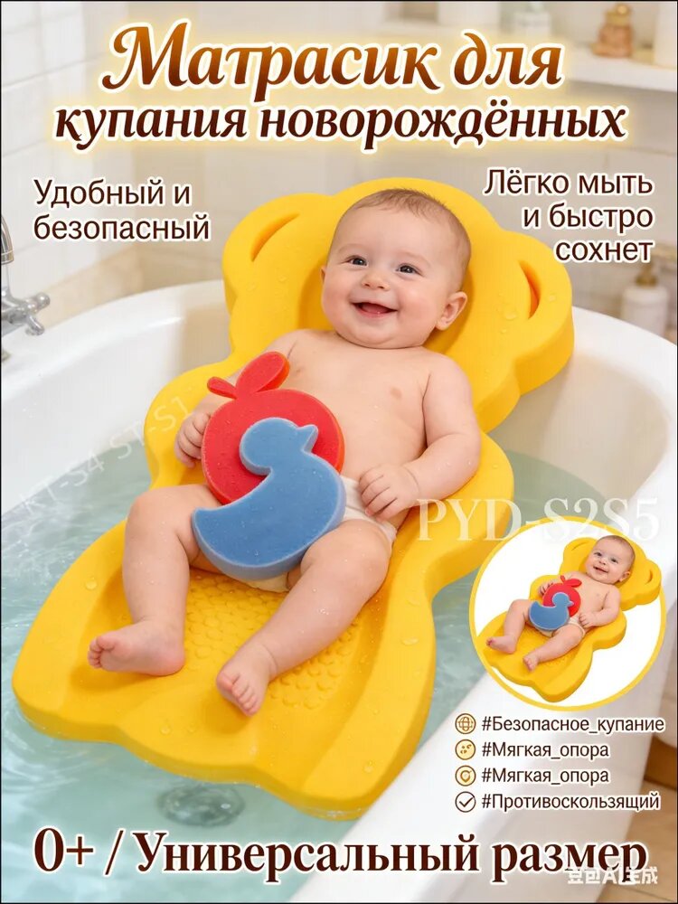 Матрас детский для купания новорожденных