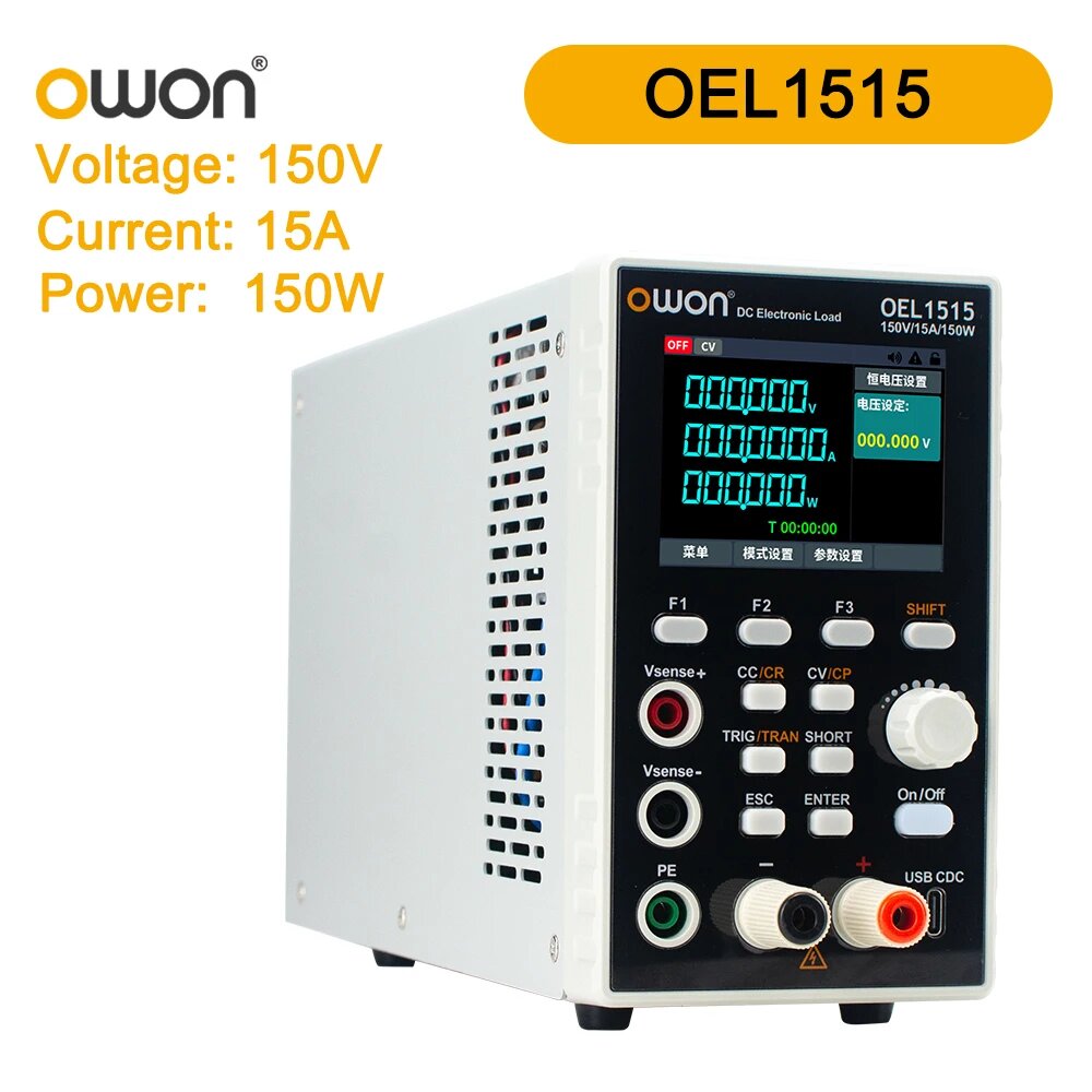 Электронная нагрузка OWON DC OEL1515/OEL3020/3030 150W/300W 150V/300V 15A/20A/30A/OEL1520 программируемая электронная нагрузка