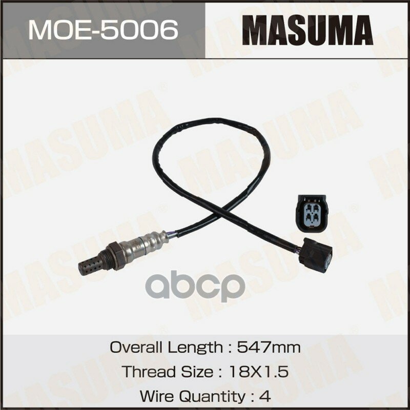 Лямбда-зонд! Honda Civic 2.0PGM-FI 06-12/Civic Hybrid 1.3PGM-FI 07-11 Masuma арт. MOE-5006
