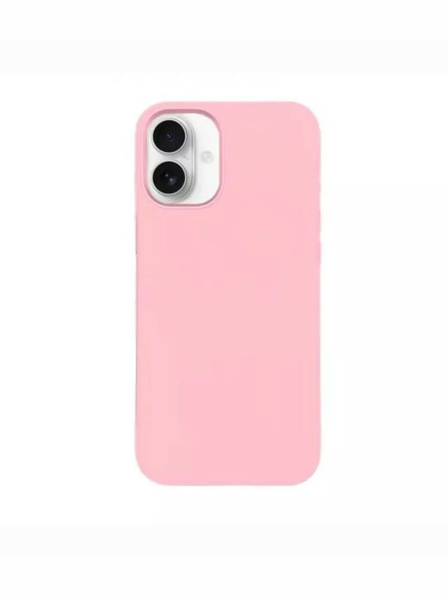 Чехол-накладка Comma Nature Series Magnetic Silicone Case для iPhone 16 Plus, розовый