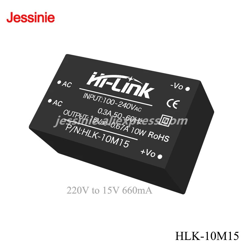Регулятор напряжения Jessinie 10 Вт 220 В HLK-10M15