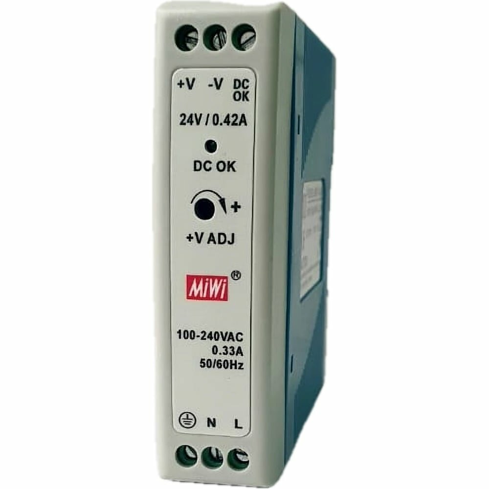 Блок питания MIWI на DIN-рейку MDR-10-24