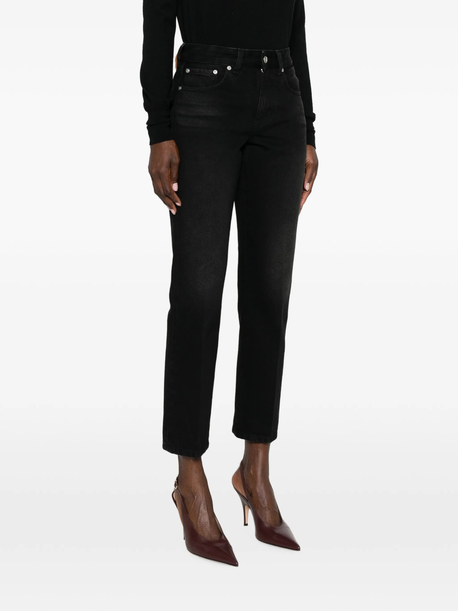 Джинсы Victoria Beckham Logo-patch jeans, размер 6 — фото 1