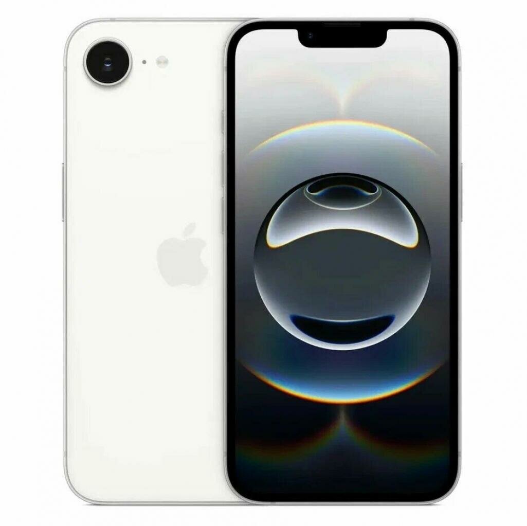 Смартфон Apple iPhone 16E, 128Gb, nano SIM+eSIM, White (Белый)