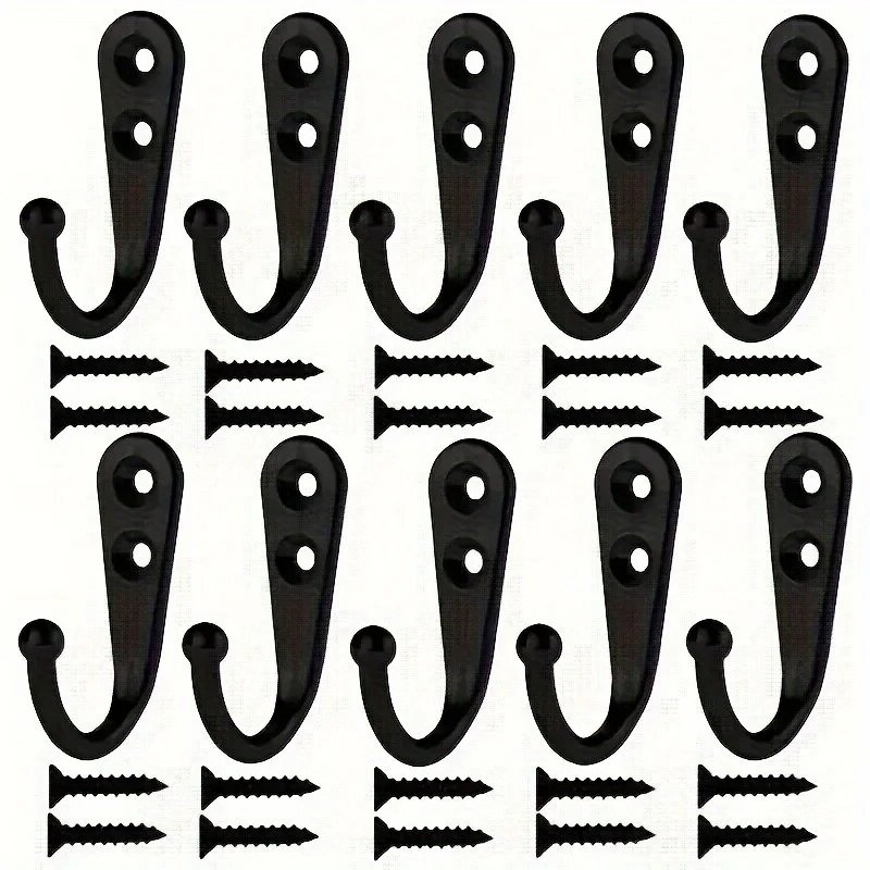 Винтаж крючки из углеродистой стали Black
