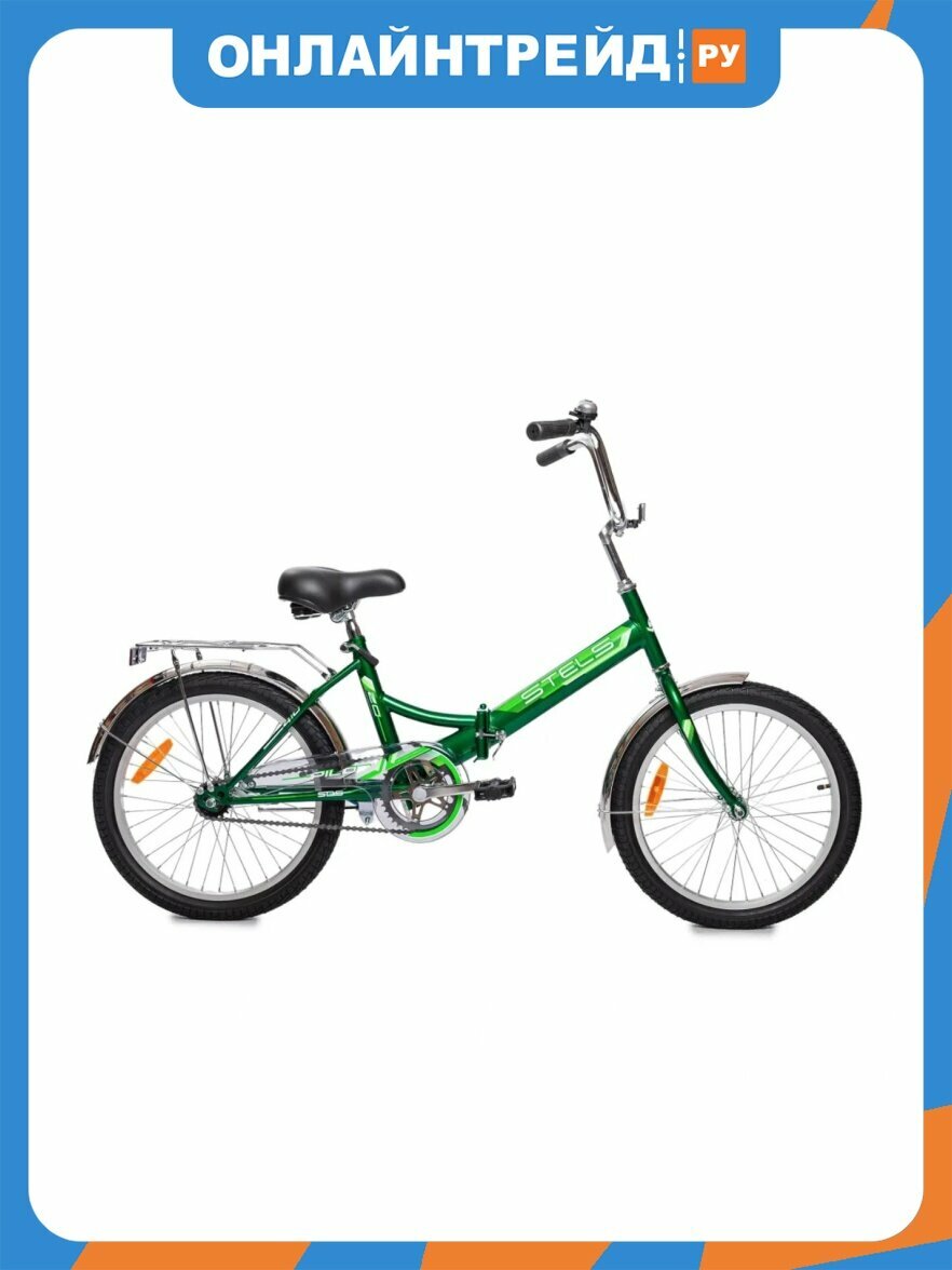Детский велосипед Stels 20" Pilot 410 C Z010 Зеленый 2024 (М)