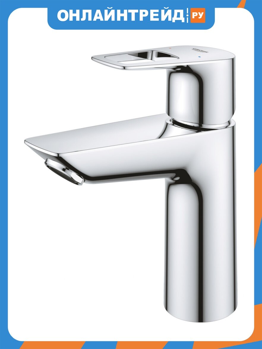 Смеситель для раковины Grohe BauLoop EcoJoy, размер M, с ограничителем температуры 23917001