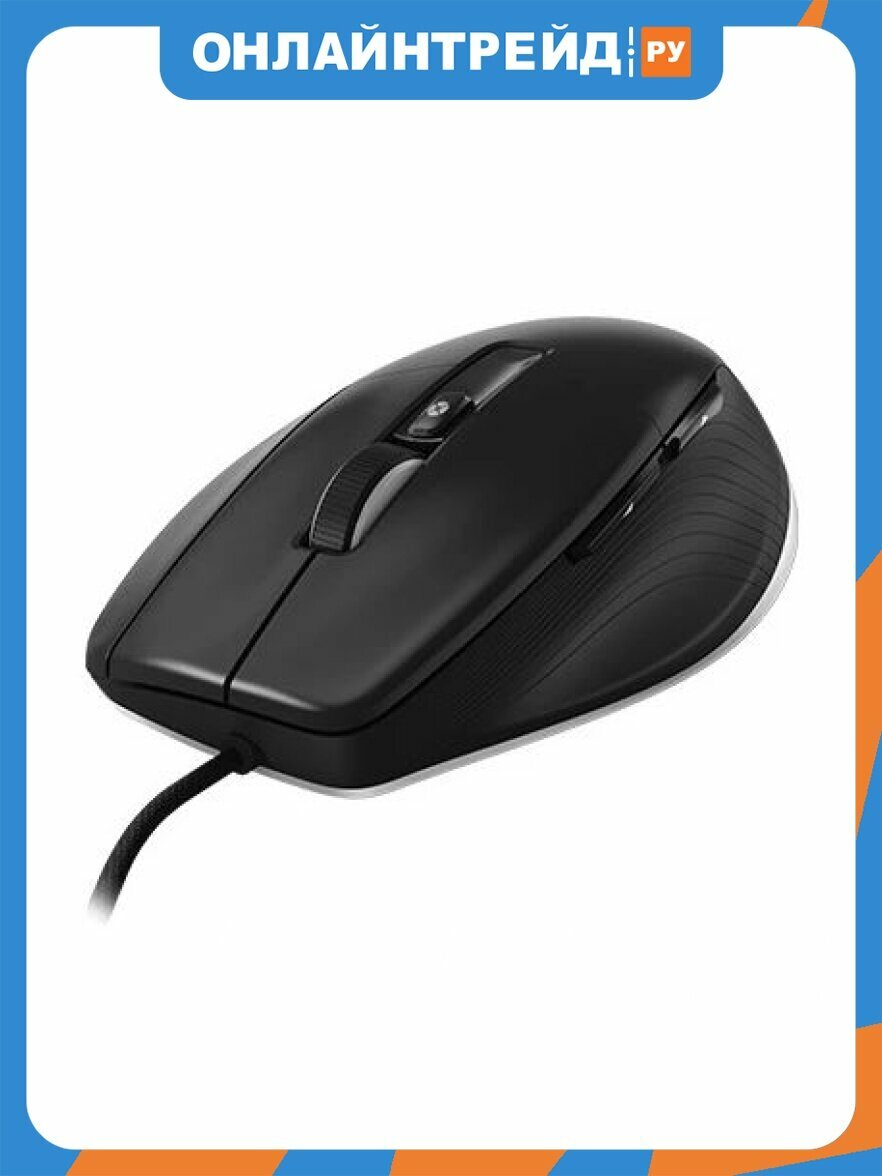 Мышь 3DCONNEXION 3DX-700080 CadMouse Pro, черный