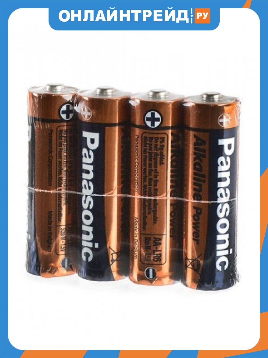 Элемент питания Panasonic Alkaline Power LR6 AA SR4 бл 48 шт