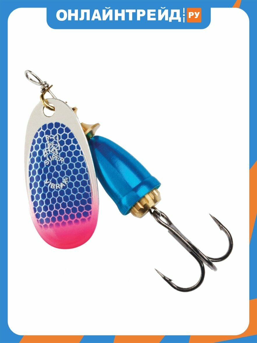 Блесна вертушка Bluefox BFU3-BSPTU, цвет Silver-Pink, 5,5см, 8гр