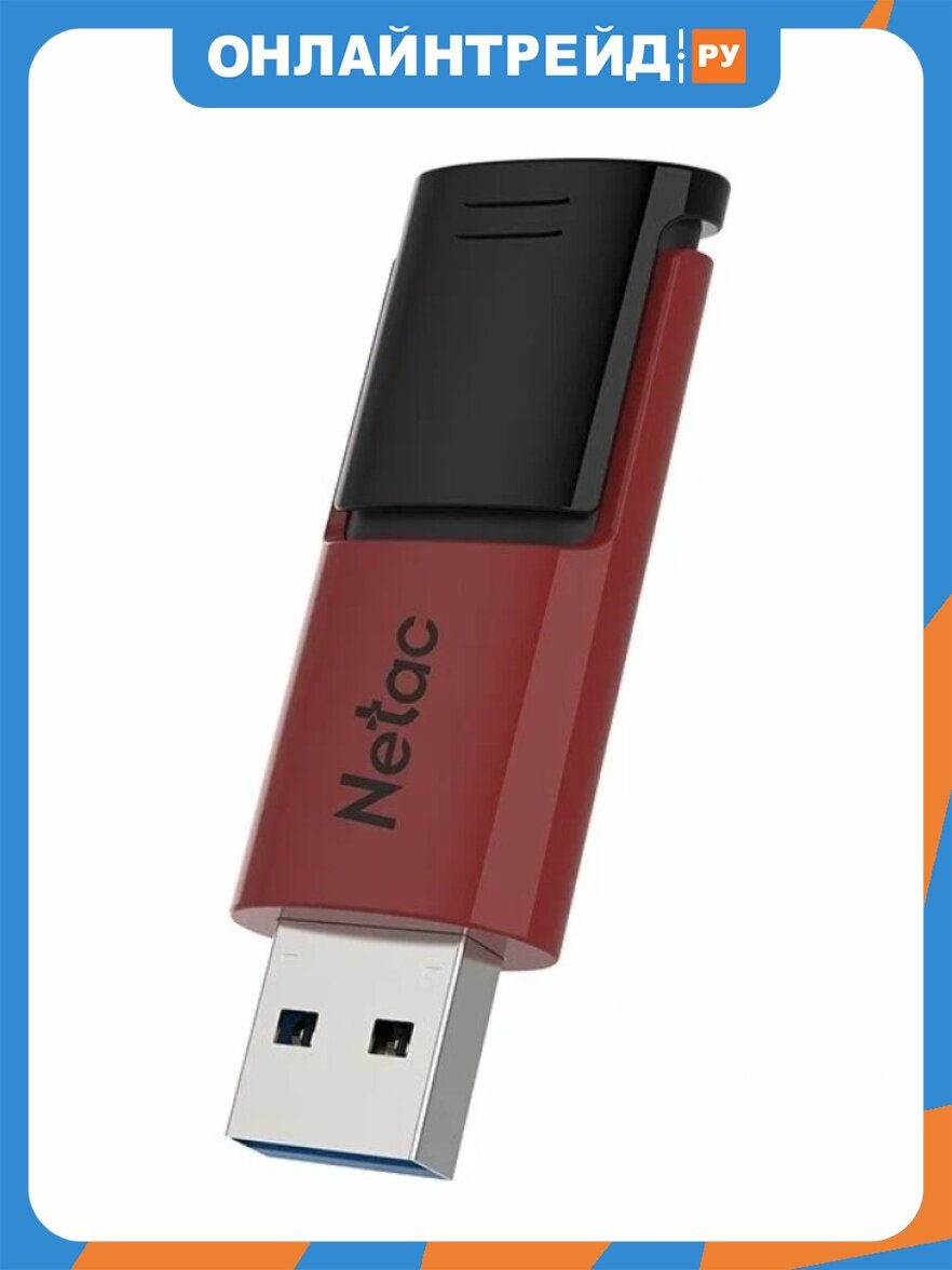USB флешка Netac U182 64Gb Red USB 3.0 (NT03U182N-064G-30RE)