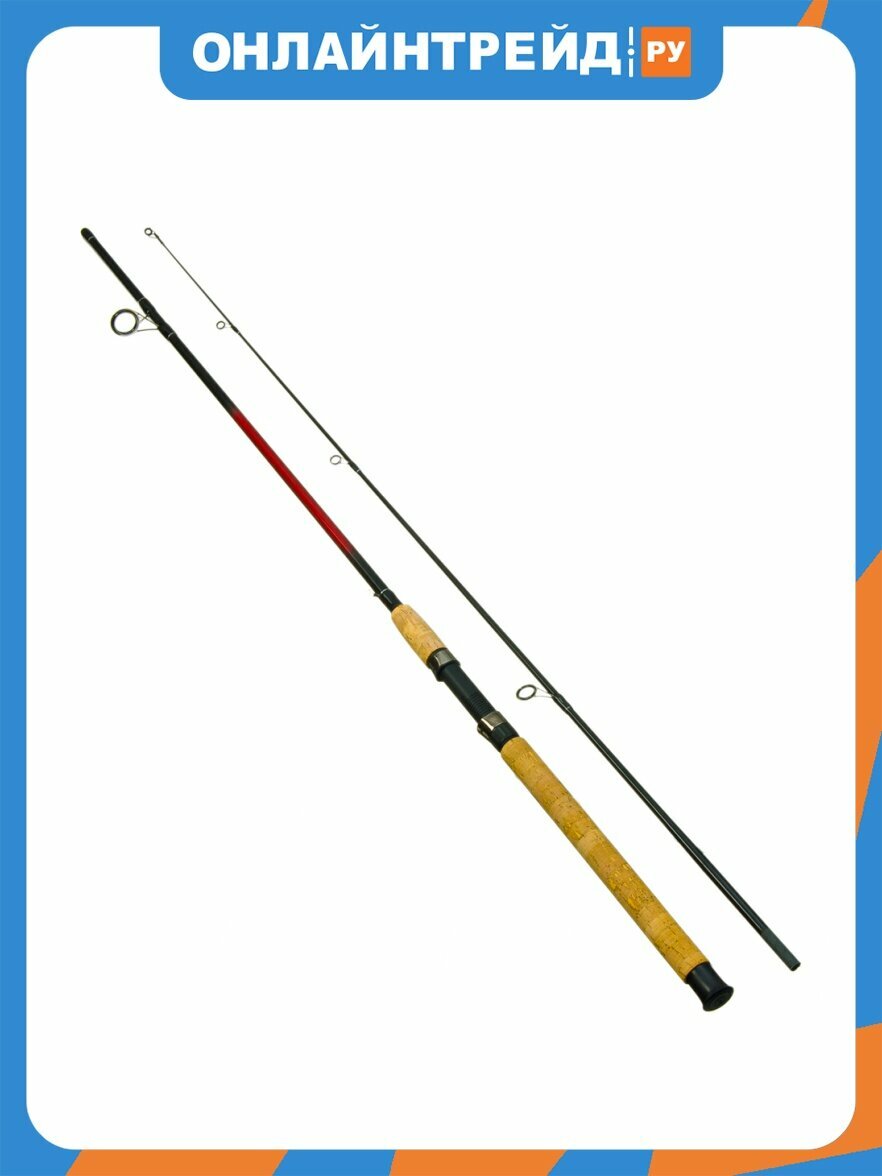 Спиннинг Azor Fishing Ультра Ред штекерный, файбергласс, 2.4м, тест 10-30гр