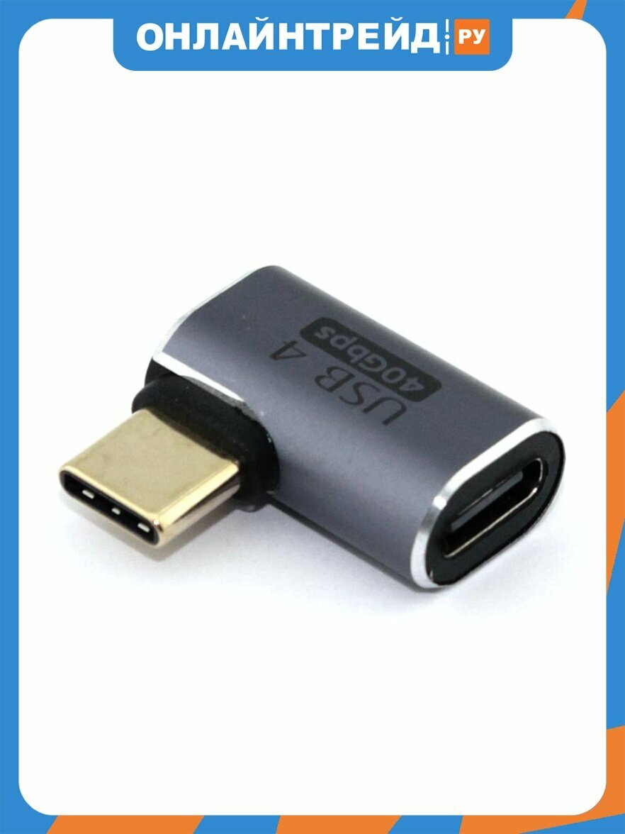 Переходник VB Parts USB 4 Type C мама-папа угловой тип 2