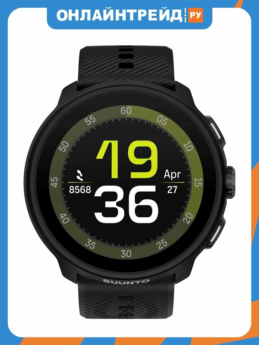Смарт-часы Suunto Run Silicone Strap All Black (SS051272000)