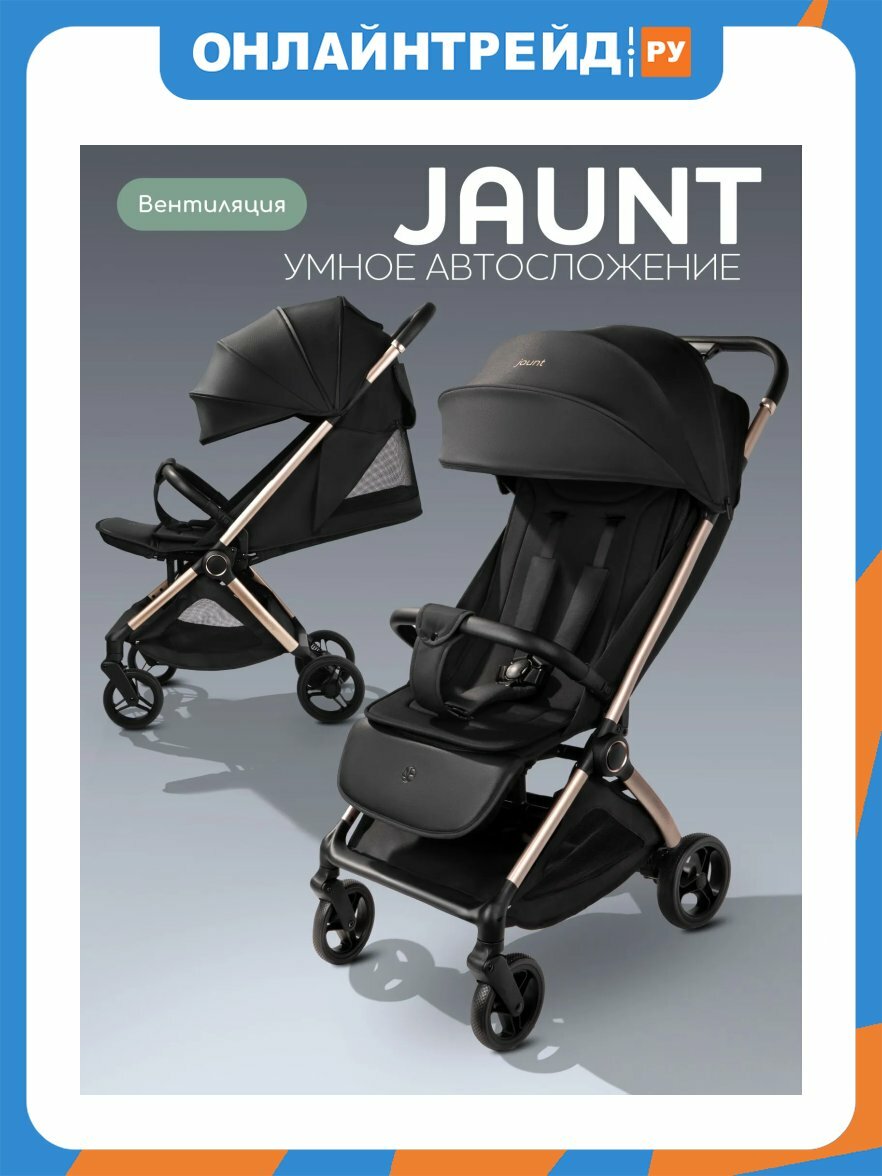 Прогулочная коляска Amarobaby Jaunt черный