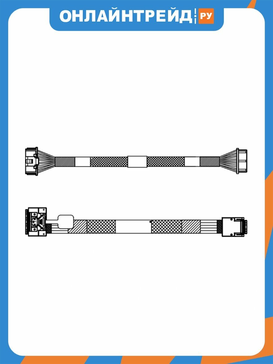 Комплектующие корпусов Lenovo ThinkSystem SR630 V3 M.2 SATA/x4 NVMe CFF RAID Cable Kit