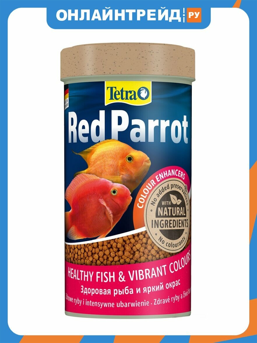 Корм основной для красных попугаев Tetra Red Parrot 1000мл
